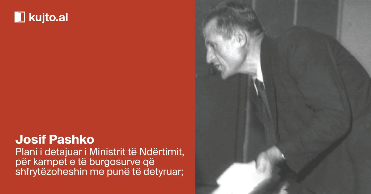 Josif Pashko: Si t'i shfrytëzojmë maksimalisht të burgosurit e Zadrimës ...